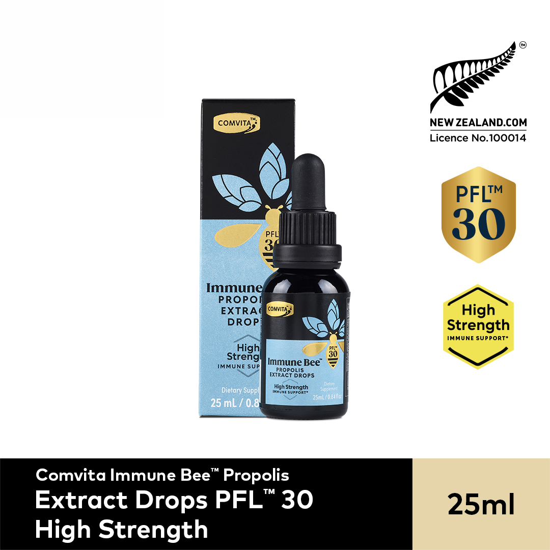 Immune Bee™ Propolis PFL™ 30 Extract Drops (25ml) – Comvita Singapore