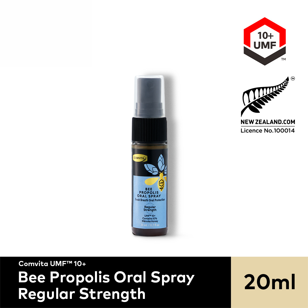 Bee Propolis Oral Spray Regular Strength (20ml) – Comvita Singapore